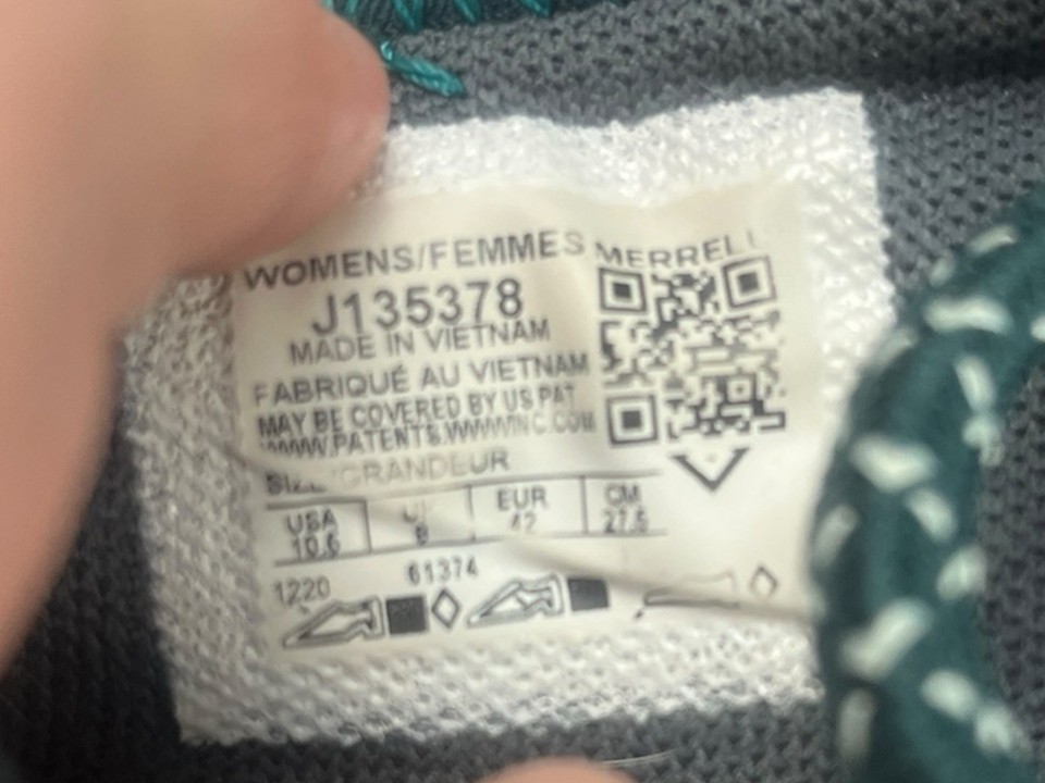 Merrell Womens Vapor Glove J135378 Green Mint Sz 10.5 | eBay