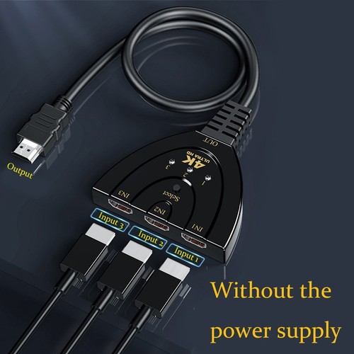 Mini 3 Port Hd Multimedia Interface Splitter 4K Hd Multimedia Interface ...