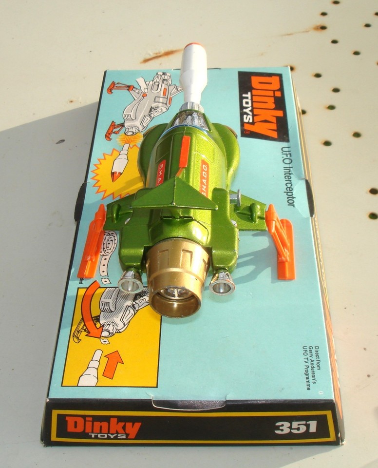 Dinky Toys 351 U.F.O Interceptor In Original Packaging Gerry Anderson ...