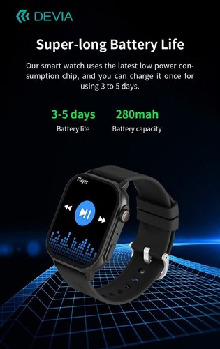 DEVIA Smart Watch AMOLED Pro2 IP67 modello ZL94 Nero 6942297111462 | eBay