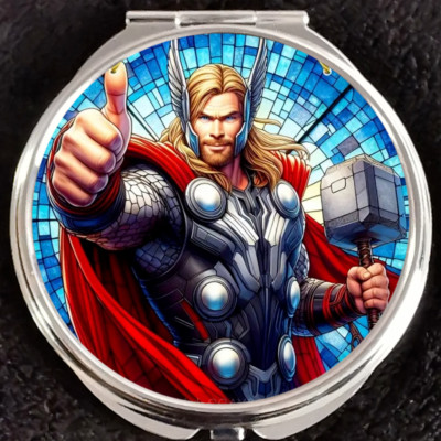 Thor Hammer Avengers Superhero Disney World Disneyland Compact Mirror ...