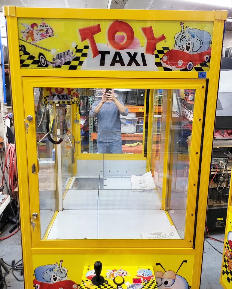 TOY TAXI Claw Crane Plush Stuffed Animal Prize Redemption Arcade ...