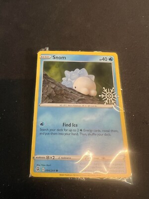 Snom 084/264 Holiday Advent Calendar Promo Sealed Pokemon Trading Card ...
