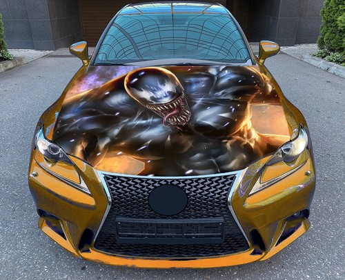 Venom Car Hood Wrap Vinyl Decal Full Color Graphics Sticker Fit Any ...