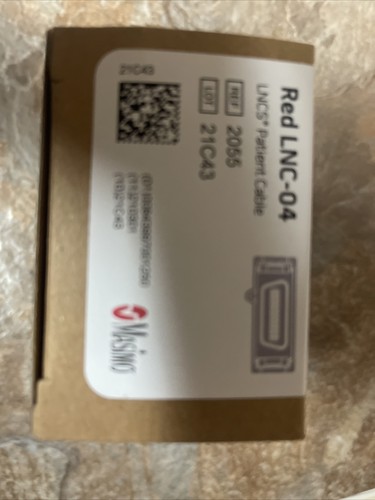 Masimo 2055 Red LNC-04 Adapter Cable for Masimo SET SpO2 Pulse Oximetry ...