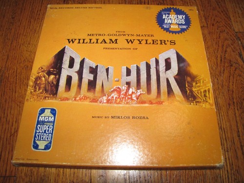 BEN HUR MGM RECORDS DELUXE EDITION MUSIC FROM MIKLOS ROZSA BOX SET W ...