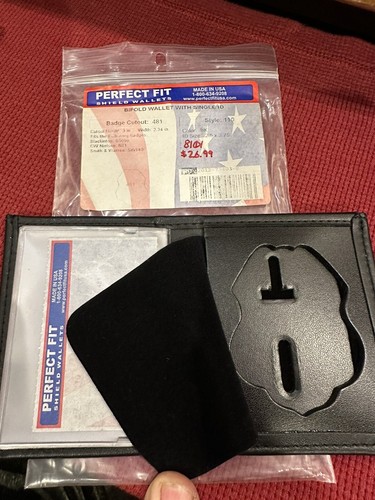 Badge (Bi-fold) Wallet Perfect Fit Brand Style 110 Badge Cut No 481 | eBay