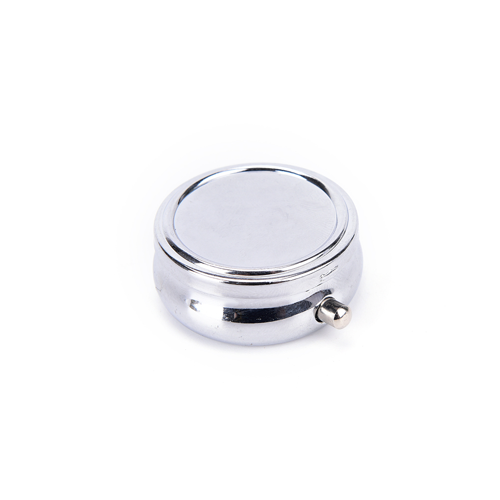 Travel.Metal Pill Box Medicine Organizer Container Jewellery Case ...