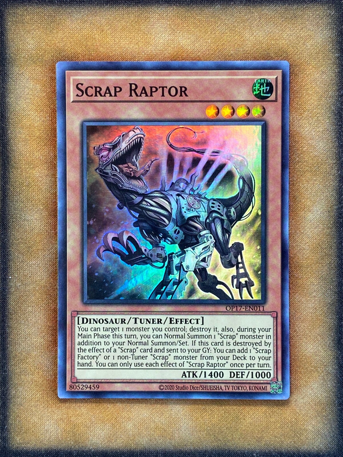 Yugioh Scrap Raptor OP17-EN011 Super Rare NM | eBay