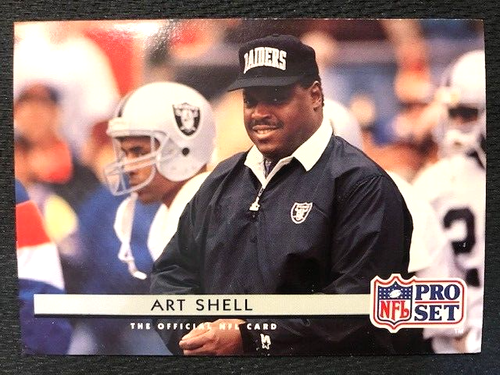 NFL - Art Shell Head Coach 1992 Pro Set Football - Los Angeles Raiders ...
