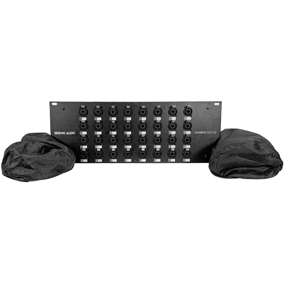 32 Channel XLR TRS Combo Splitter Snake Cable - 3' and 10' XLR trunks ...