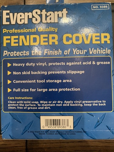 Everstart Fender Cover 9386 - Original Packaging | eBay