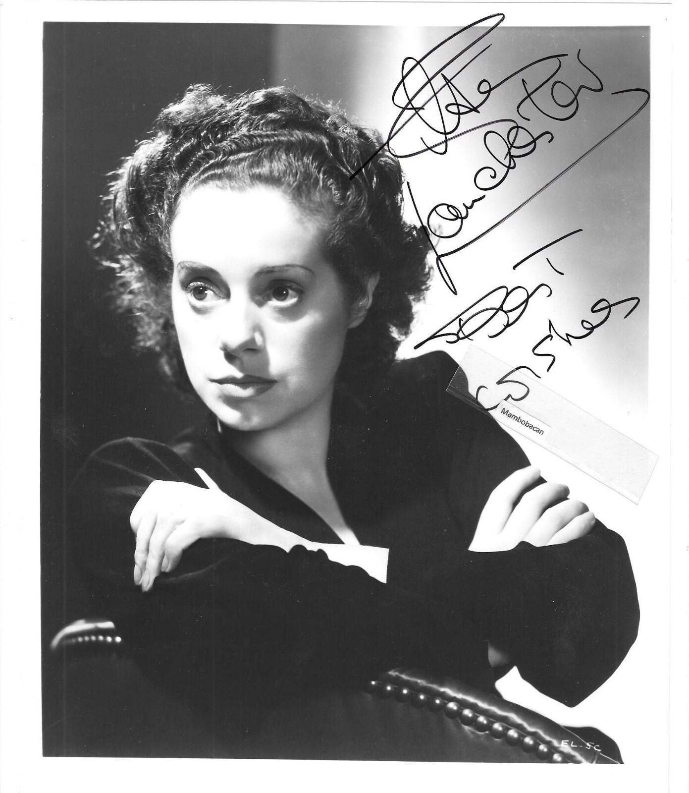 Elsa Lanchester Autograph Bride of Frankenstein Come to the Stable ...
