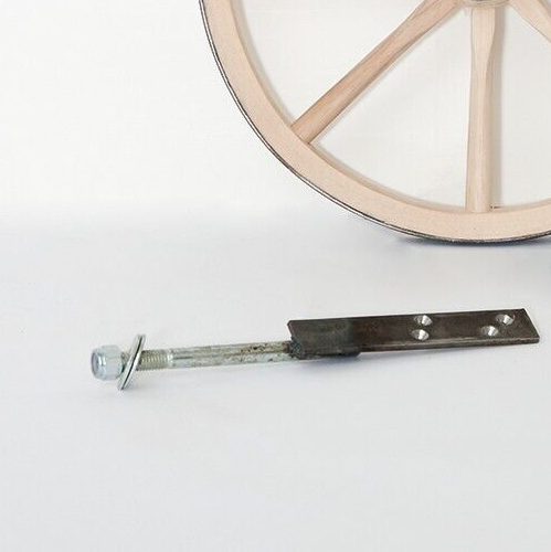 Set of 2 Amish Handmade Steel Axel for Steel Wheels (Upcycled) | eBay