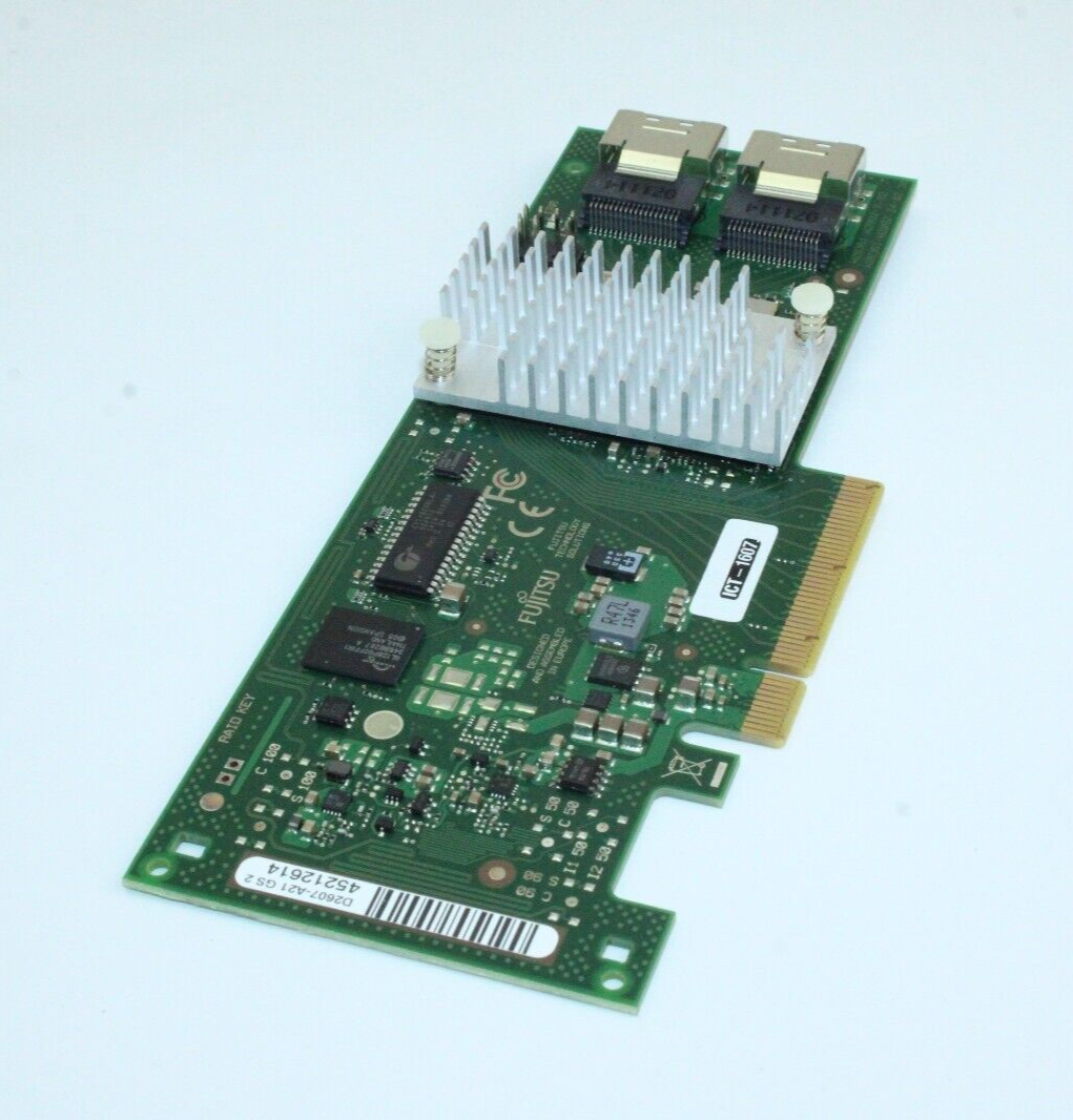 Fujitsu D2607-A21 6Gbps SAS HBA LSI 9211-8i P20 IT Mode ZFS TrueNAS ...
