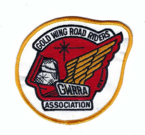 GWRRA Gold Wing Road Riders Association Patch 3-7/8in x 4-5/8in ...