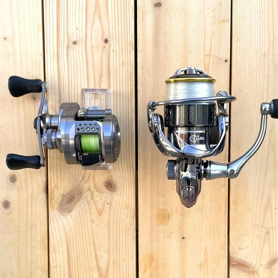 Wall Mounted Fishing Reel Organizer Fishing Tackle Storage | eBay UK