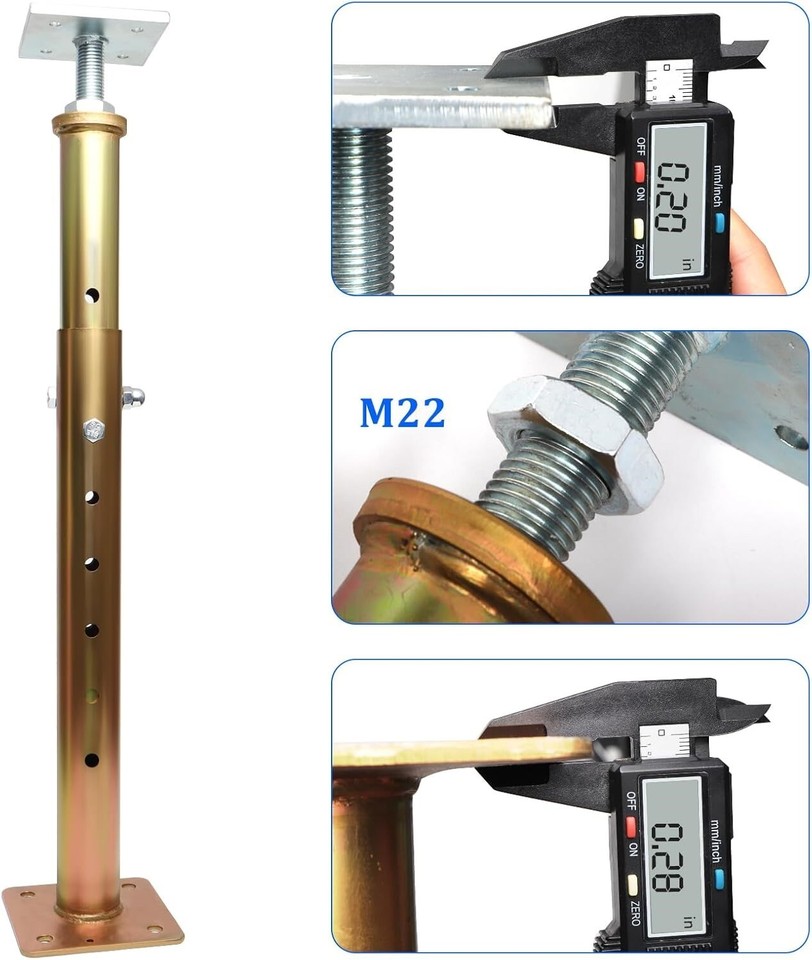Basement Floor Jack House Leveling Lifting Post Support Heavy Duty ...