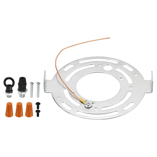 115mm Round Ceiling Light Plate Kit, 1 Set Light Fixture Mounting ...