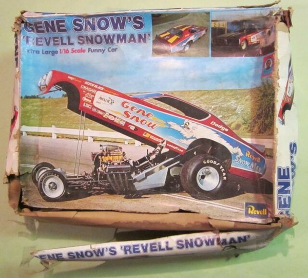 Gene Snow's Revell Snowman 1/16 Scale Funny Car H-1481 for sale online ...