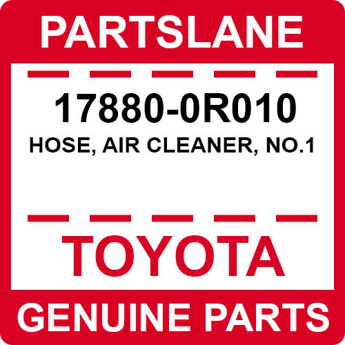 Toyota Genuine OEM 17880-0r010 Hose Air Cleaner No.1 178800R010 for ...
