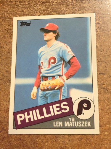 1985 Topps Tiffany Baseball # 688 Len Matuszek | eBay