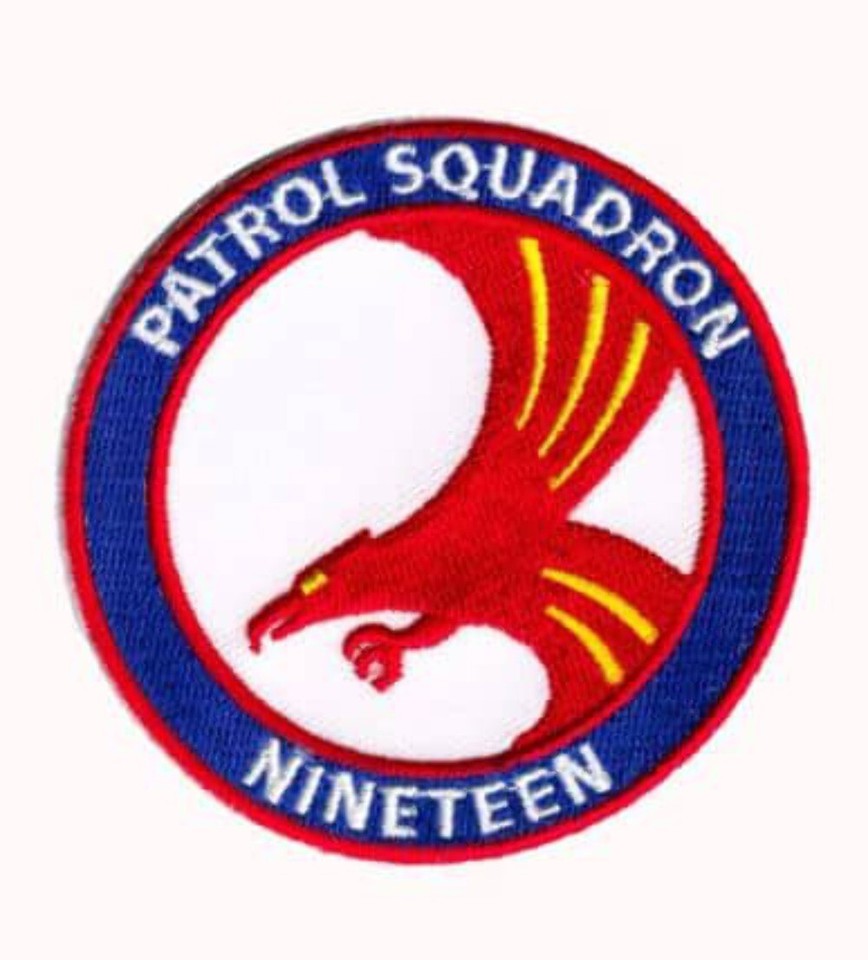 VP-19 Big Red Squadron Patch – Plastic Backing | eBay