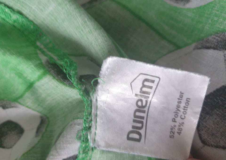 Dunelm Green Football Printed Fitted Single Bed Sheet Boys Striped Next ...