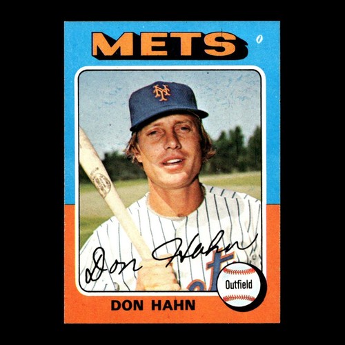 Don Hahn 1975 Topps New York Mets #182 GM R305 | eBay