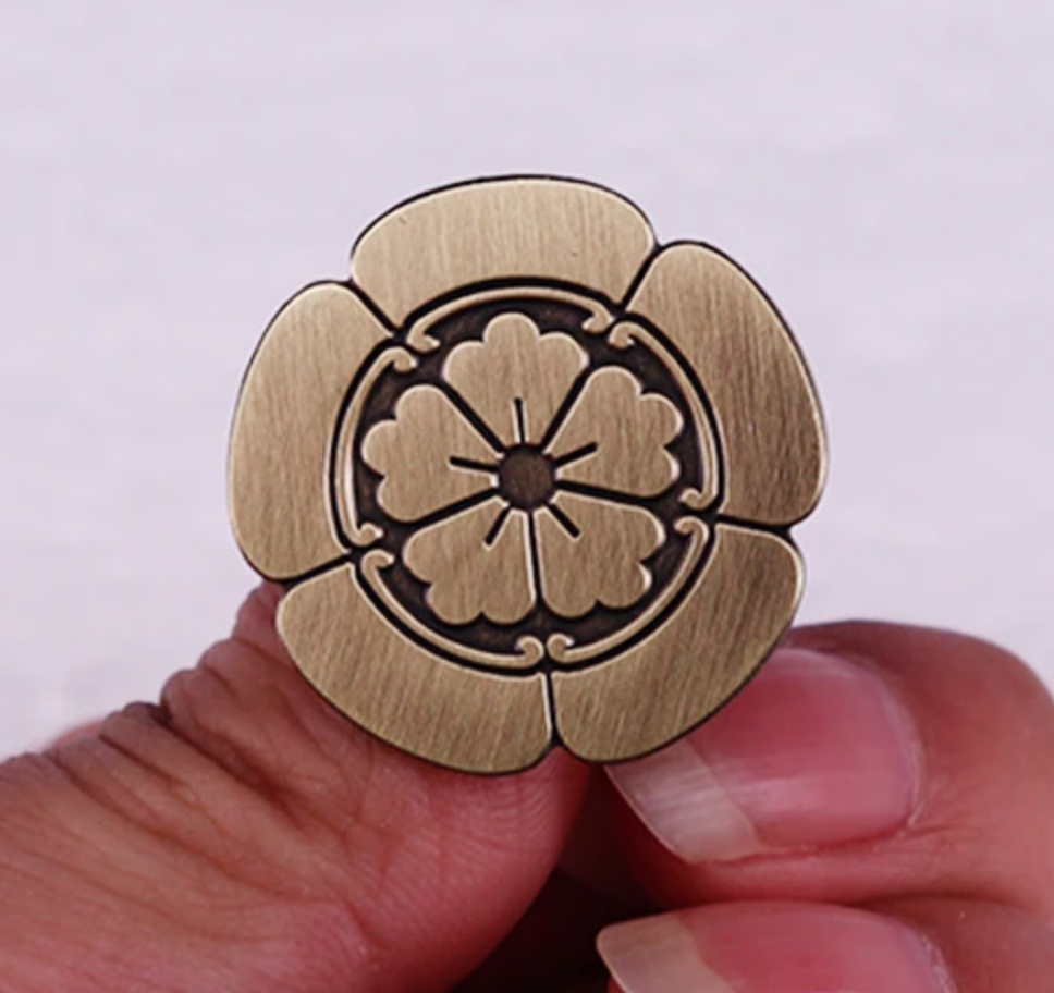 Japan Japanese Maedate Oda Mokko Nobunaga Family Crest Flower Clan ...