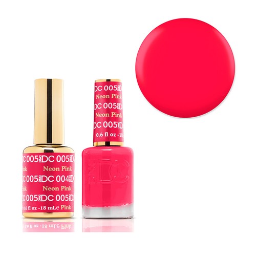 DND 005 Neon Pink - DC Collection Gel & Lacquer Duo 18ml | eBay
