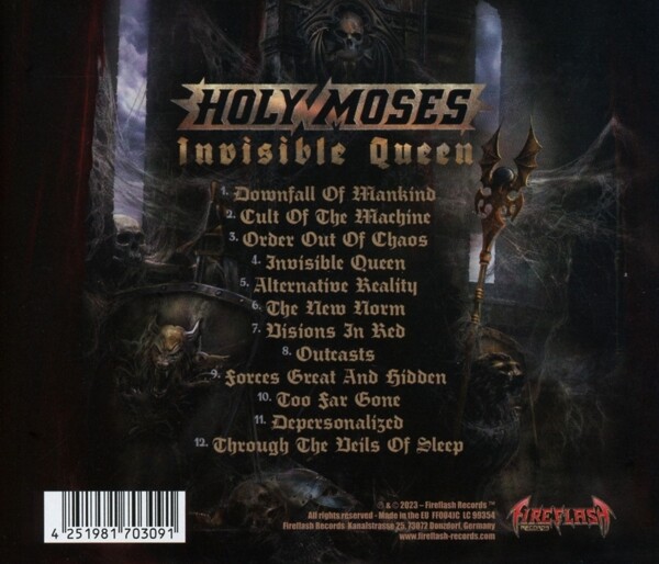 HOLY MOSES - INVISIBLE QUEEN CD NEW+ 4251981703091| eBay