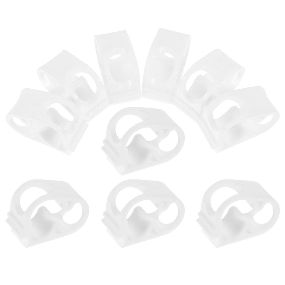 10 Pcs Silicone Tube Clamp Hose Water Flow Control Adjustable Clamps ...