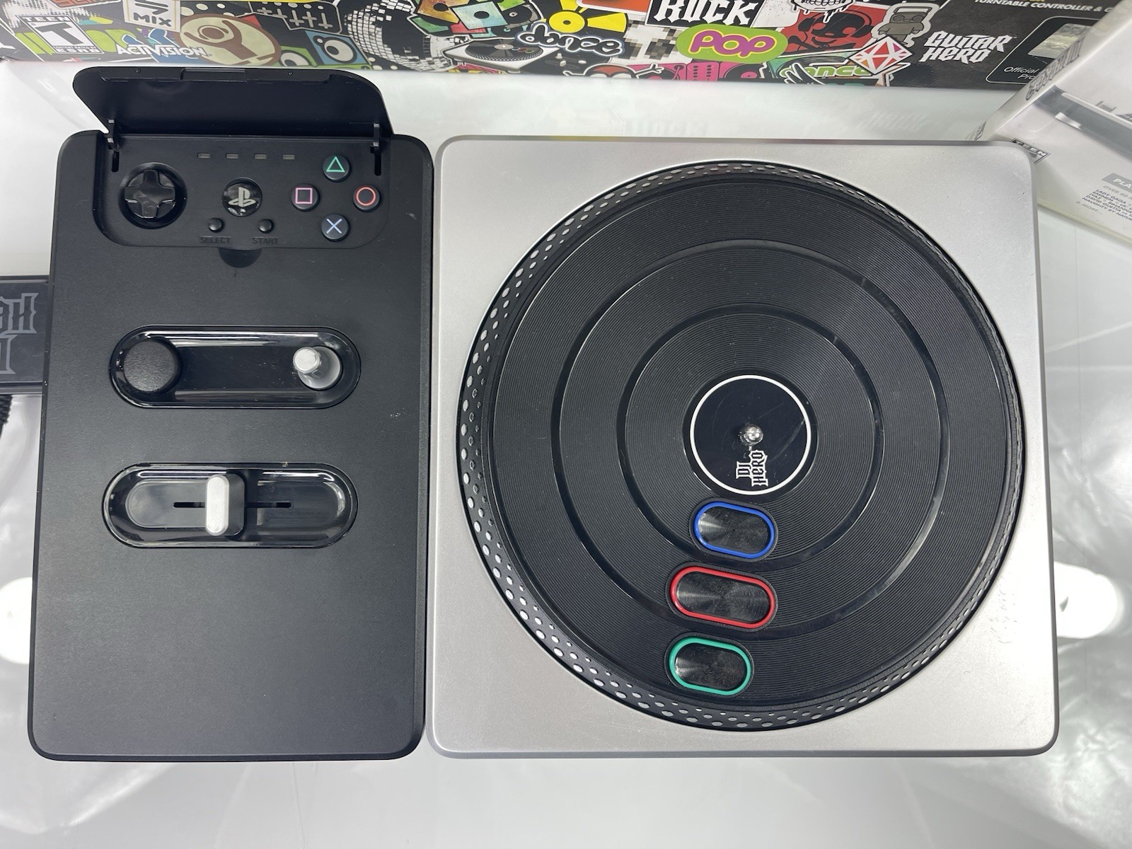 PlayStation DJ Hero 2 PS2 & PS3 Turntable Dongle Game Box Tested | eBay