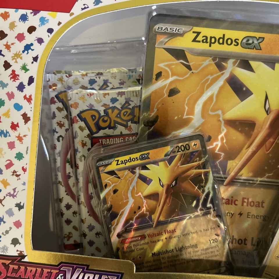 Pokemon 151 Box Zapdos EX Collection Box Scarlet & Violet TCG Sealed | eBay