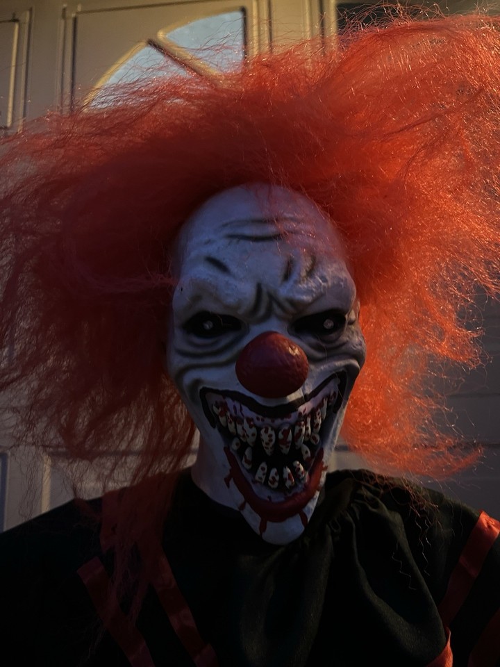 Rare Spirit Young Crouchy Animatronic Halloween Animated Clown W/ Rare ...