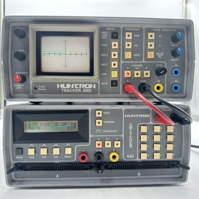 Huntron 2000 Tracker Component Tester Circuit Analyzer w/ 640 Switcher ...