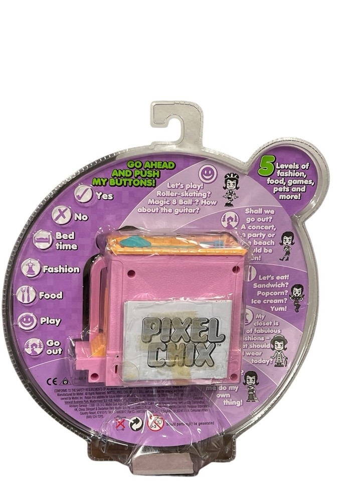 Pixel Chix Pink Mansion House Interactive Electronic Handheld Virtual ...