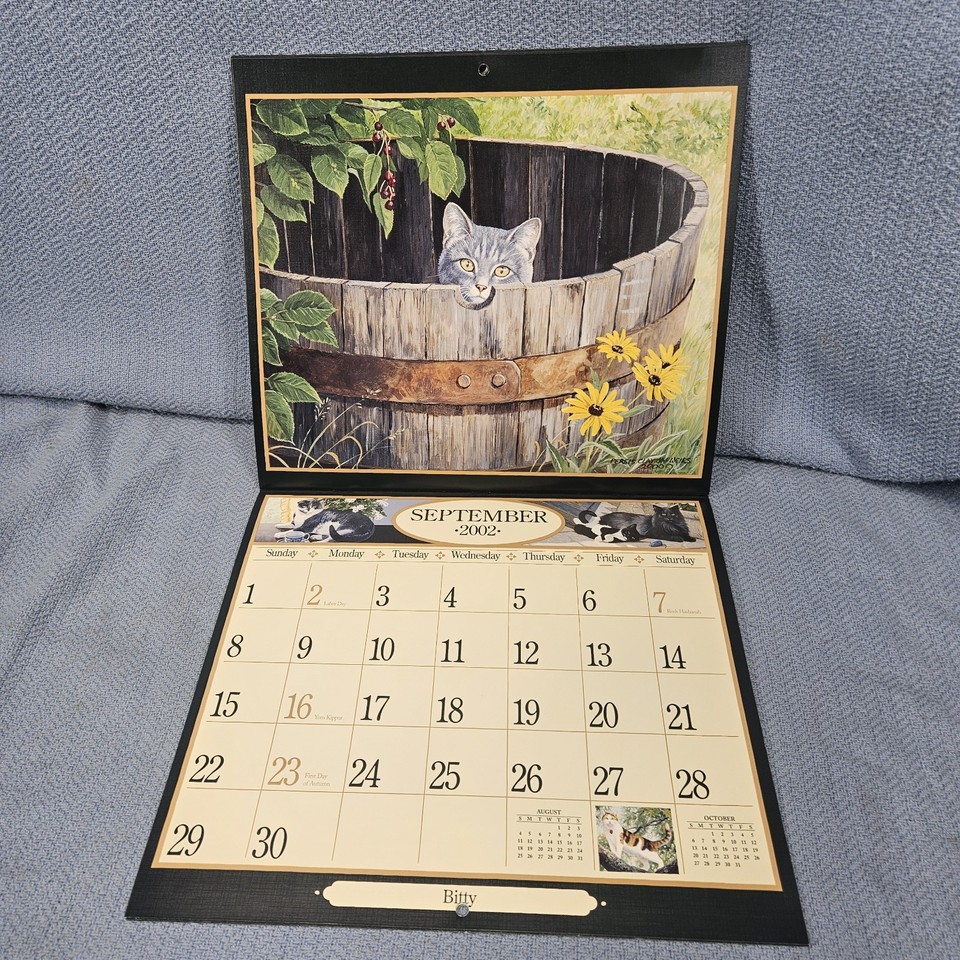 The 2002 Cats In The Country Calendar LANG Persis Clayton Weirs ...