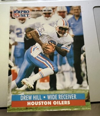 Drew Hill 1991 Pro Set #516 Houston Oilers Run N Shoot | eBay