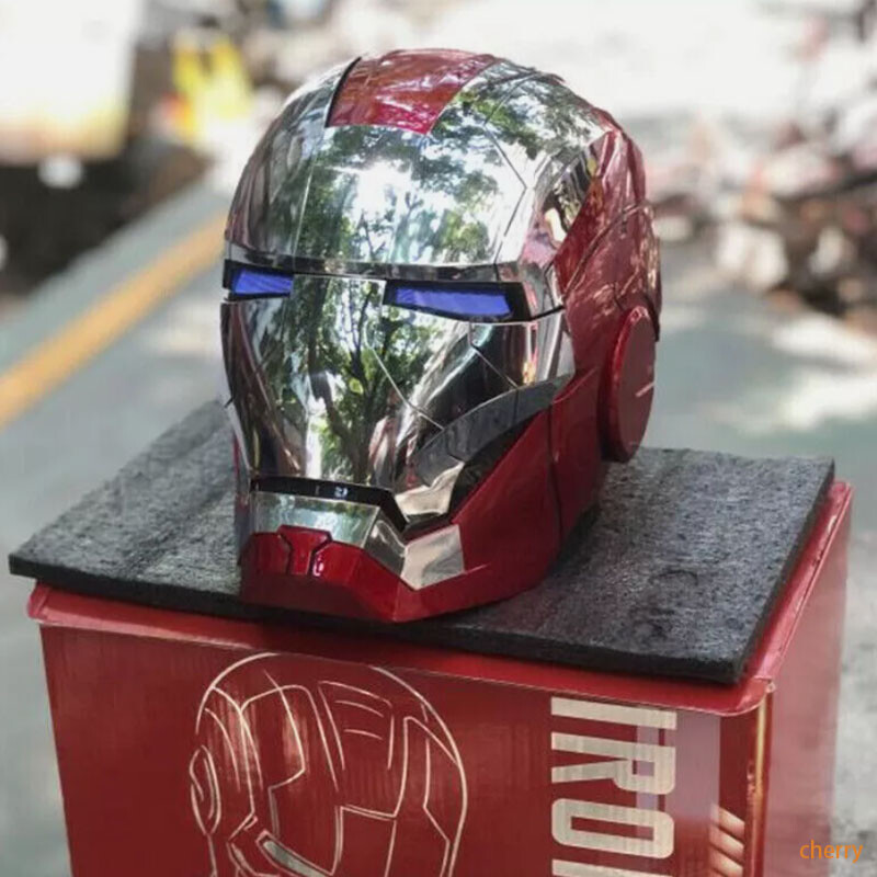 MK5 Iron Man Helmet Voice Touch Control Wearable Christmas Hallowmas ...