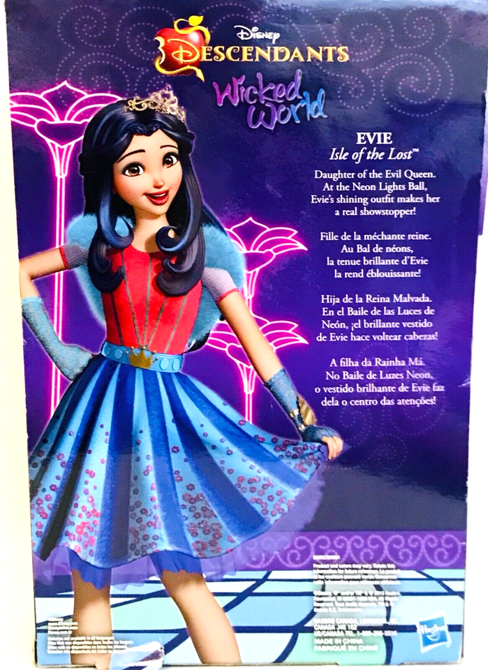 Hasbro Disney Descendants Neon Lights Ball Evie Isle Of The Lost 11 ...