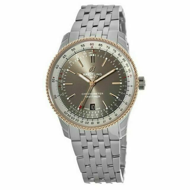 Breitling Navitimer - 41 mm, Stainless Steel, Rose Gold for sale | eBay