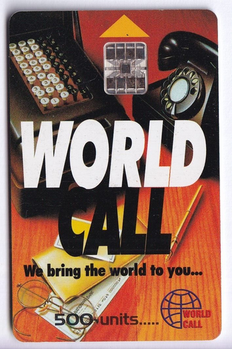 ASIE TELECARTE / PHONECARD .. PAKISTAN 500U SC7 WORLD CALL 8N°R CHIP ...