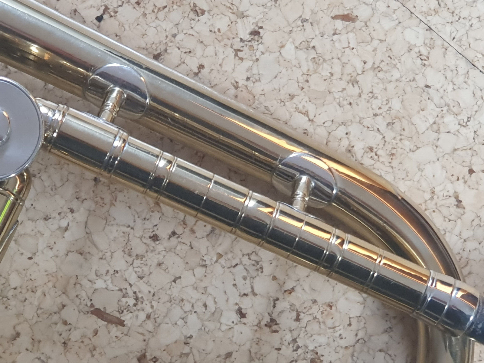 Beautiful old & rare trumpet, high pitch? "Heckel snake", octogonal ...