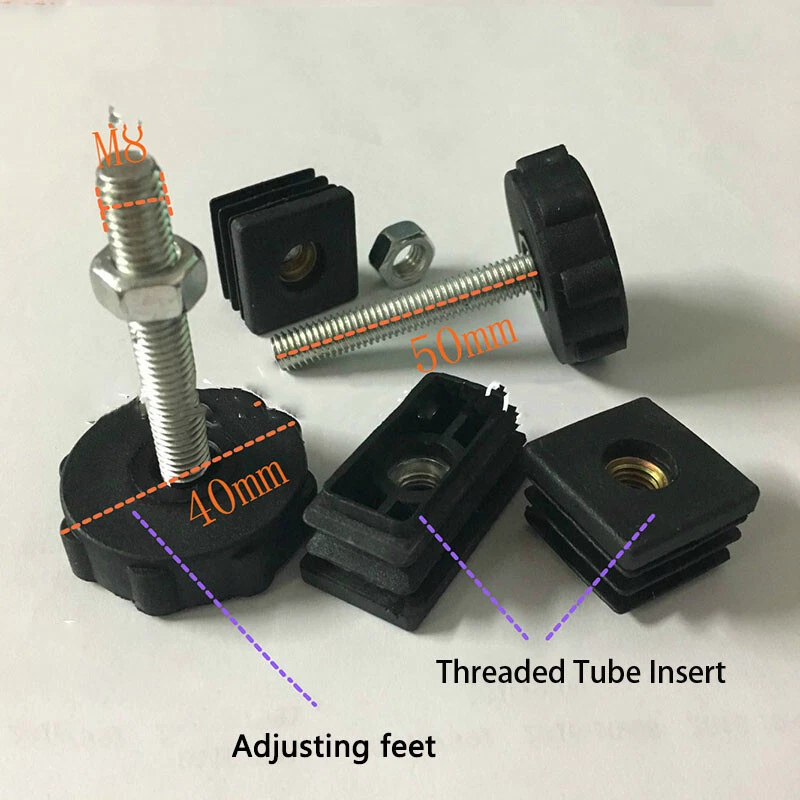 Furniture Square Tubing Sockets