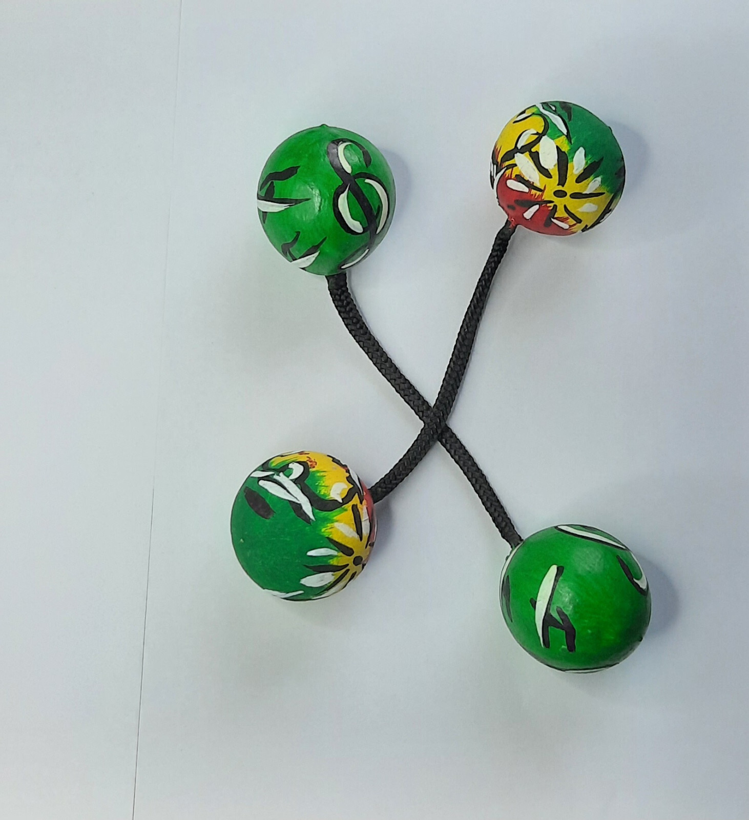 2 pieces Painted Kosh Kash Thelevi Shaker Aslatua Percussion | eBay