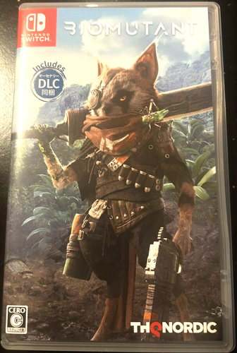 BIOMUTANT Switch Japanese Japan Game US SELLER! English Support バイオ ...