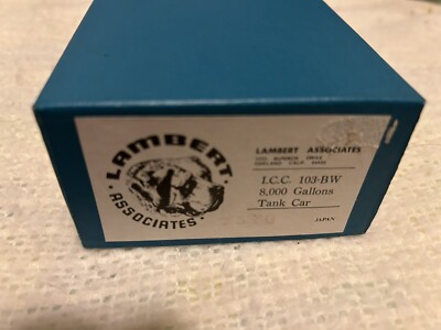 Lambert and Associates HO brass 8,000 tank car I.C.C. 103-BW | eBay