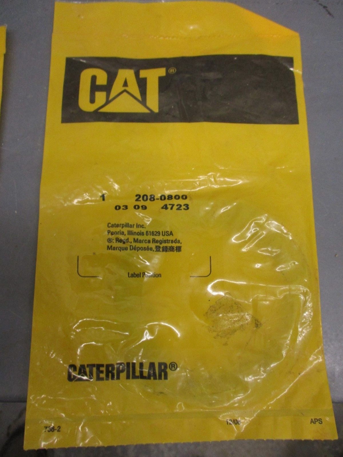 Caterpillar 208-0800 Gasket Cat 2080800 | eBay
